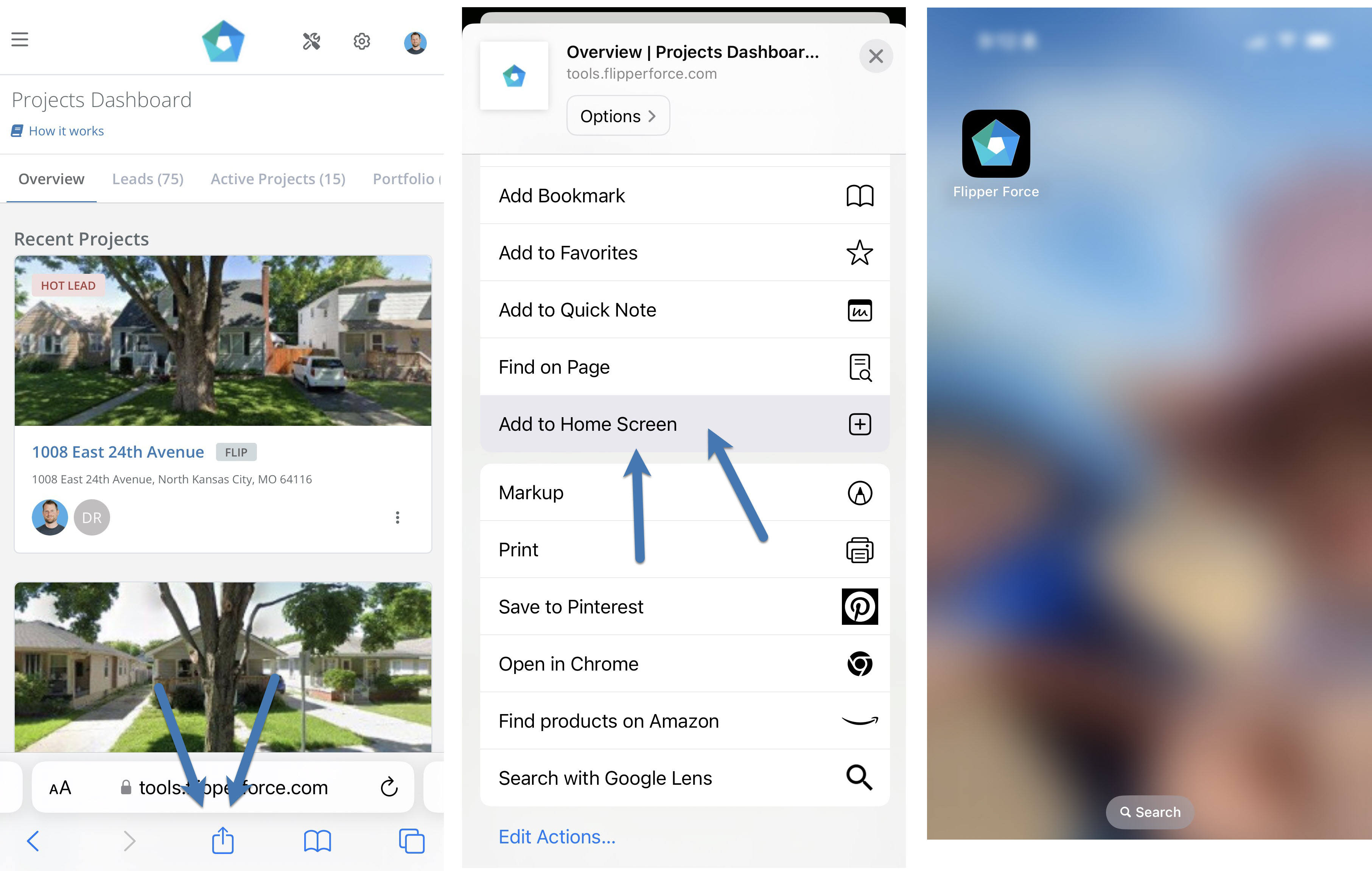 How do I access FlipperForce from my mobile device? | FlipperForce FAQs